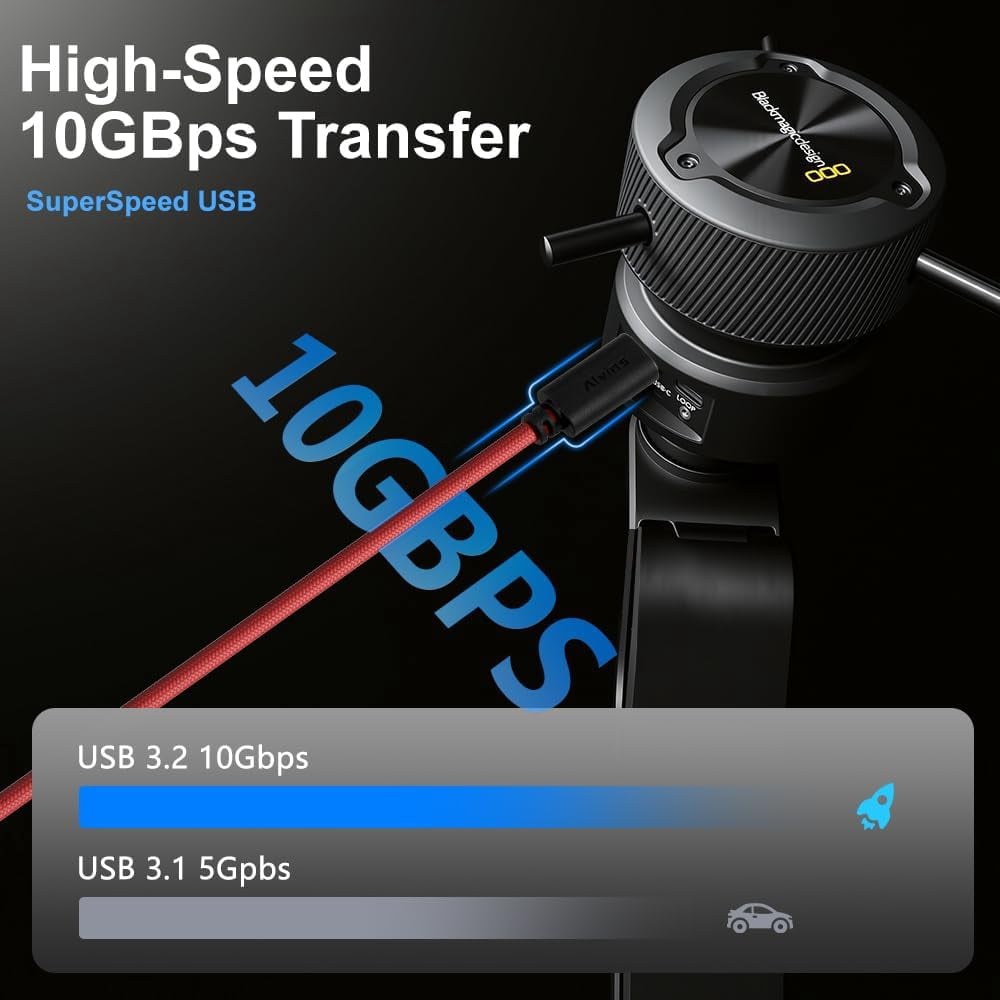 ASIASN-Ultra-Flexible Locking USB-C to USB-C Data-Transfer Cable for ...