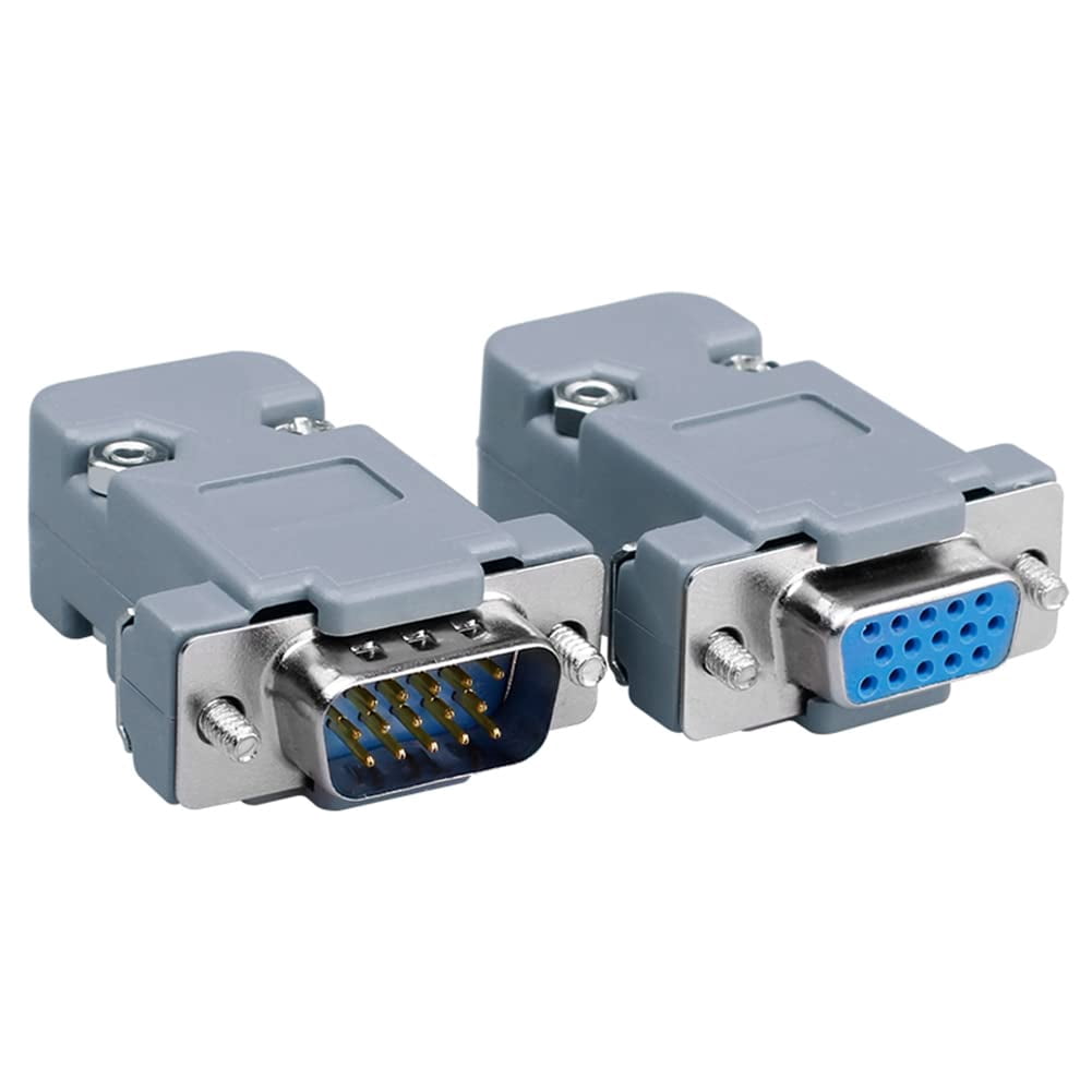 ASIASN-VGA Solder Connector, 15PIN 3 Rows RS232 Terminal Adapter ...