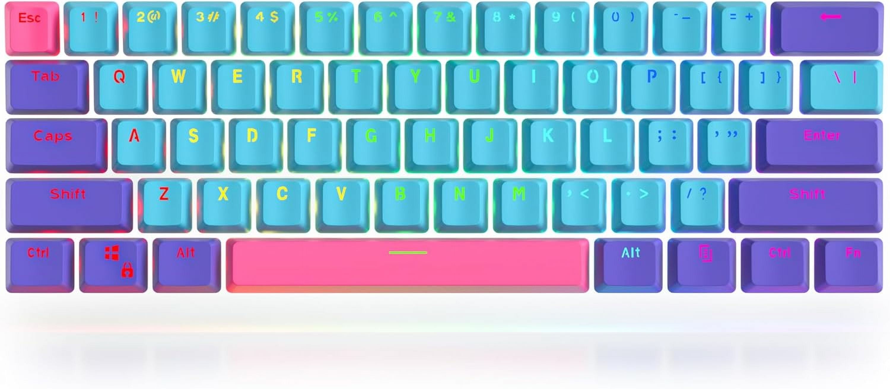 ASIASN-WHYSP PBT Keycaps 60% for 60 Percent Keyboard OEM Profile ...