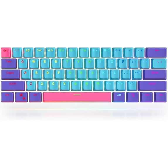 ASIASN-WHYSP PBT Keycaps 60% for 60 Percent Keyboard OEM Profile ...
