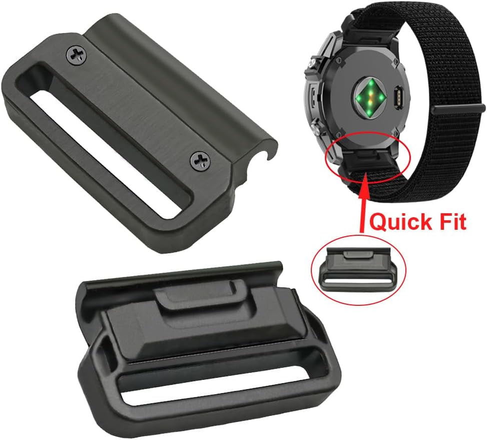 ASIASN-Watch Band Connector Adapter Accessories for Garmin 20mm 22mm ...