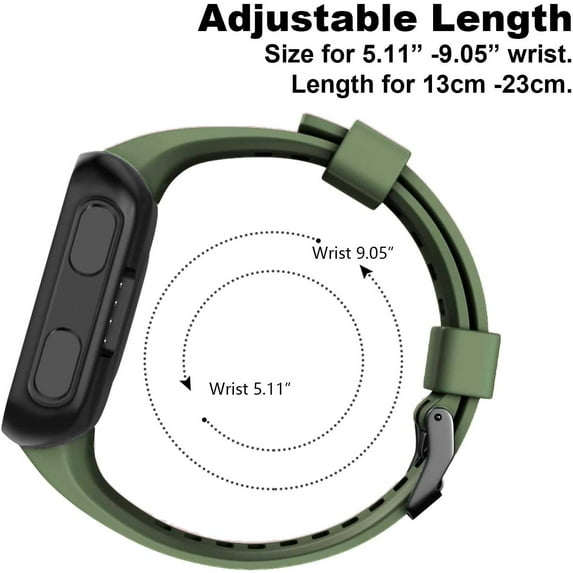 ASIASN-Watch Band for Garmin Forerunner 35, Soft Silicone Replacement ...