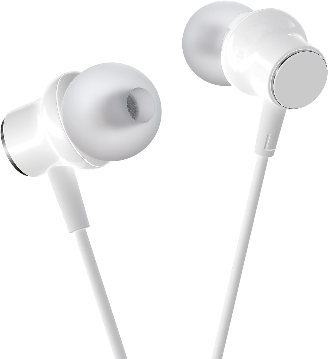 ASIASN-Wired Headphones Extra Long Cord Earbuds Without Mic Long Cord ...