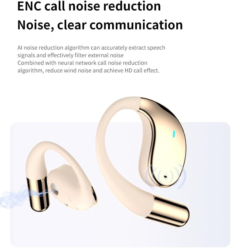ASIASN-Wireless OWS AI Translation Earbuds with LED Display Case ...