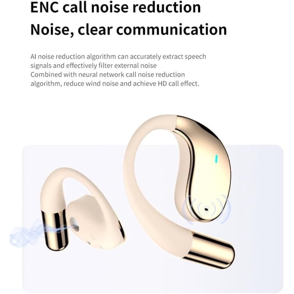 ASIASN-Wireless OWS AI Translation Earbuds with LED Display Case ...