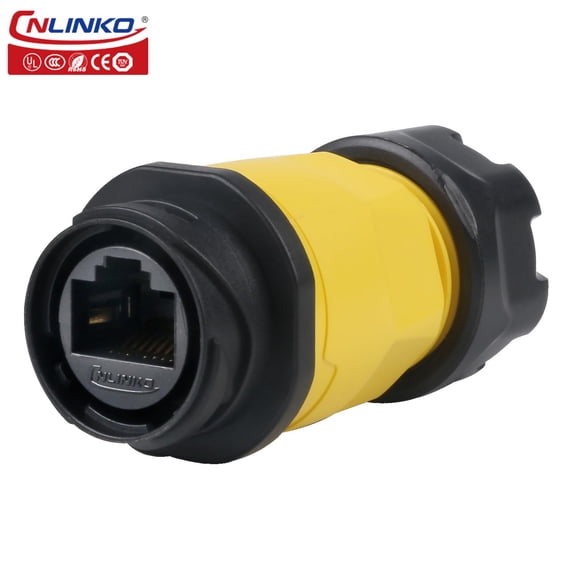 ASIASN-YM-20 RJ45 Waterproof Connector Set, CAT6 Ethernet Connector ...