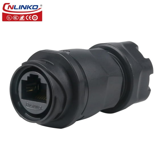 ASIASN-YM-20 RJ45 Waterproof Connector Set, CAT6 Ethernet Connector ...