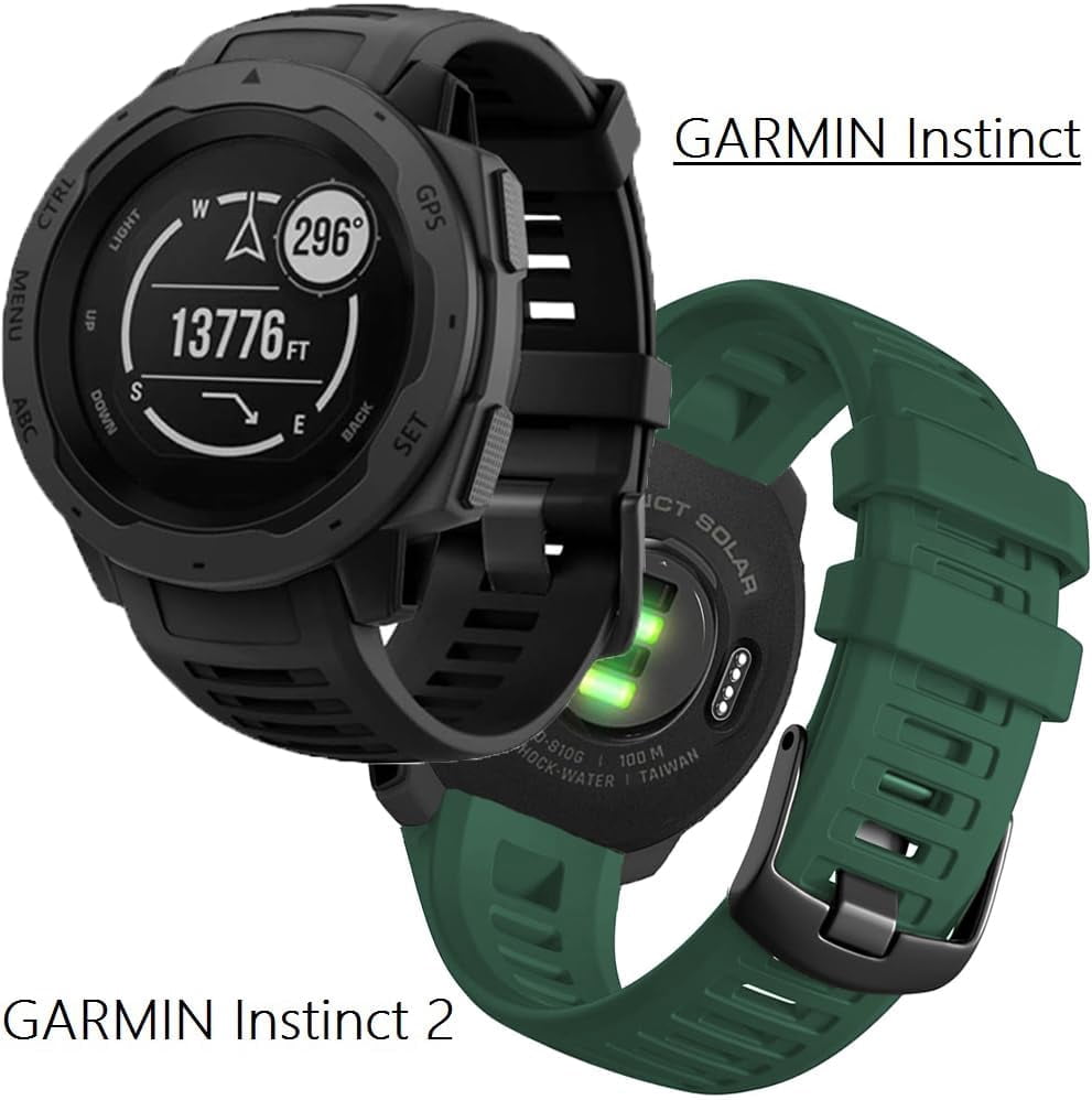ASIASN-for Garmin Instinct/Instinct 2 Solar Watch Bands Silicone ...