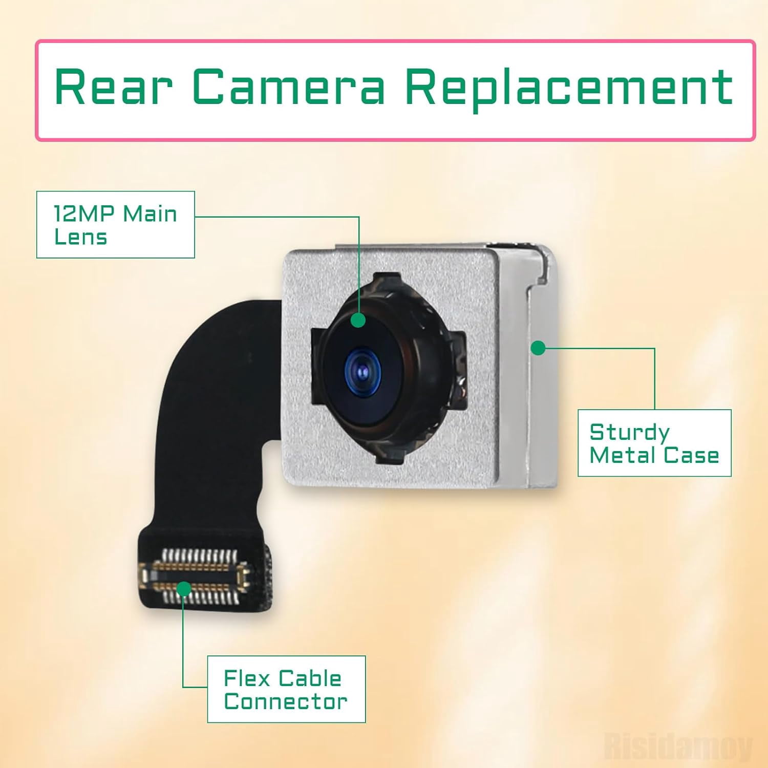 ASIASN-for iPhone SE 3rd Generation OEM Main Rear Back 12MP Camera ...