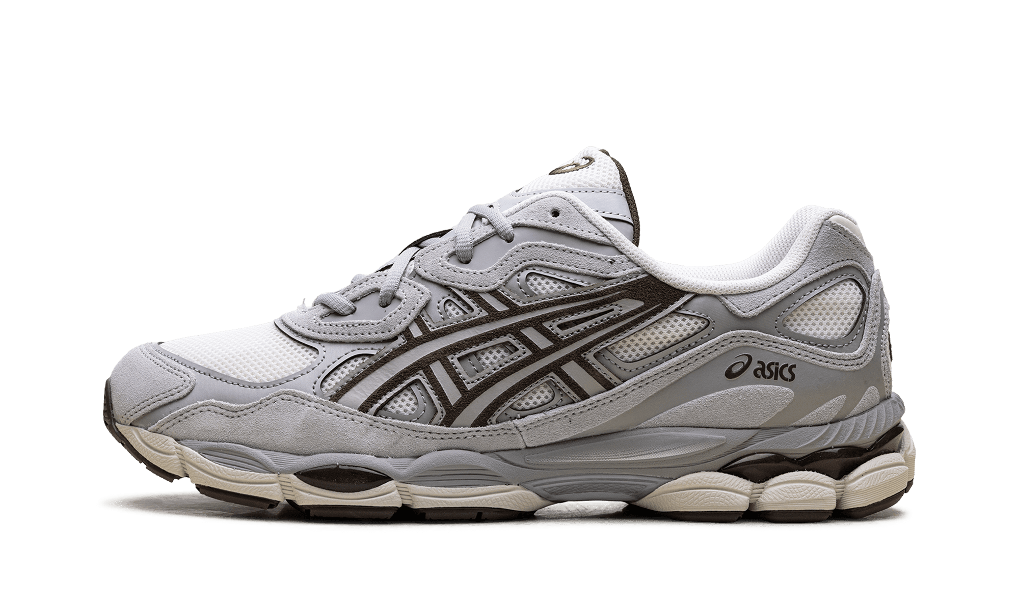 ASICS MENS Gel-NYC "Cream Cement Grey Brown" 1203A383 114 1203A383 114 ...