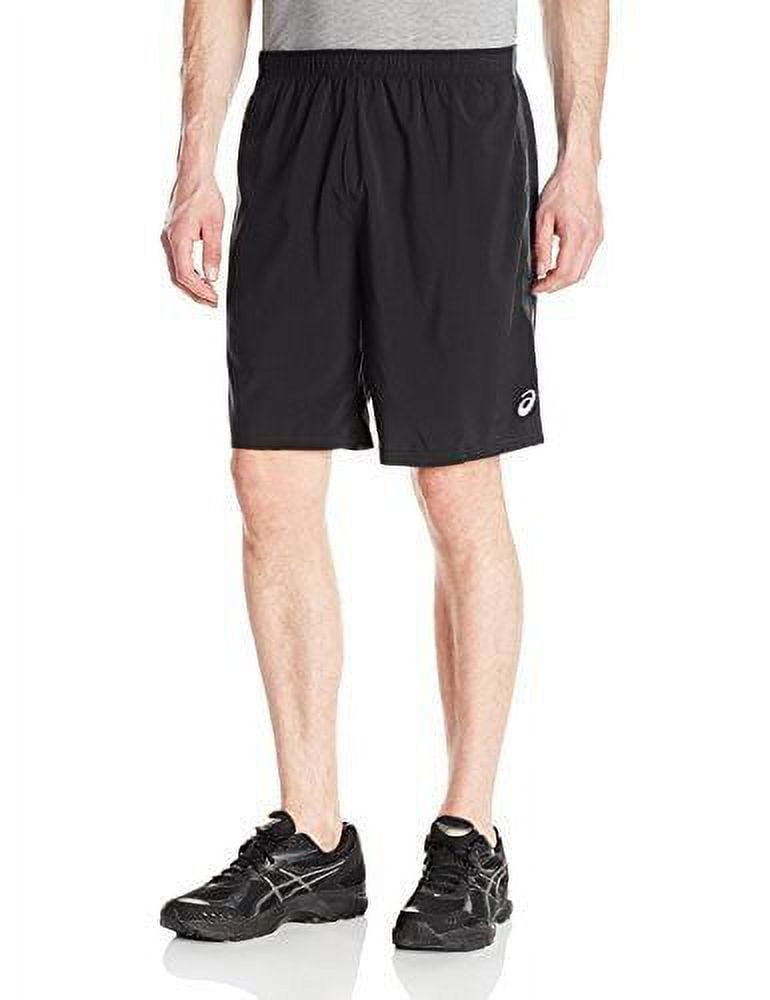 ASICS Men's Shosha Run and Play Athletic Sportswear Short, Black, Small ...
