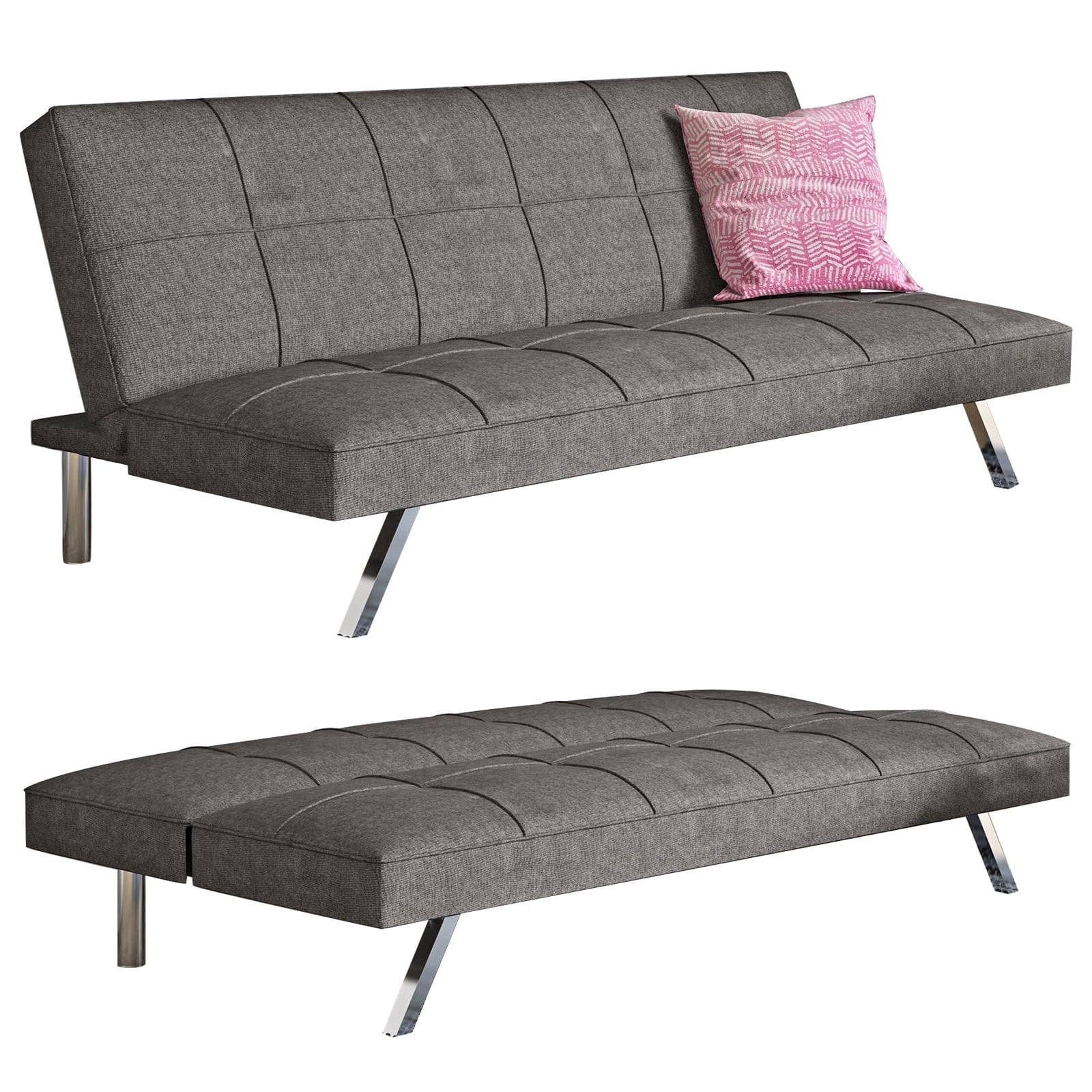 ASINMAK Home Madison Futon Sofa Bed - Compact Design for Small Spaces ...