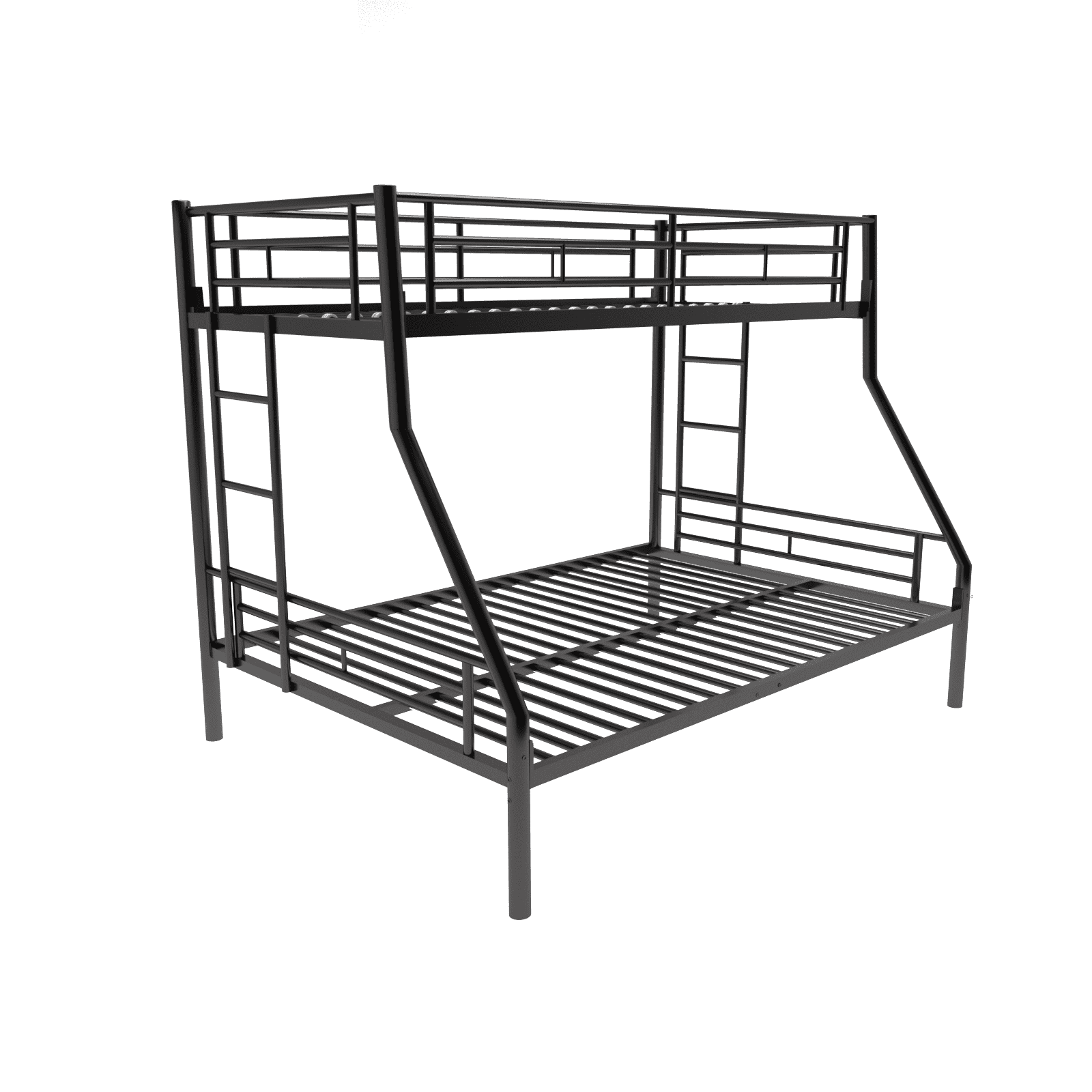 ASINMAK Twin-over-Full Bunk Beds for adult, Metal BunkBeds with 2 ...