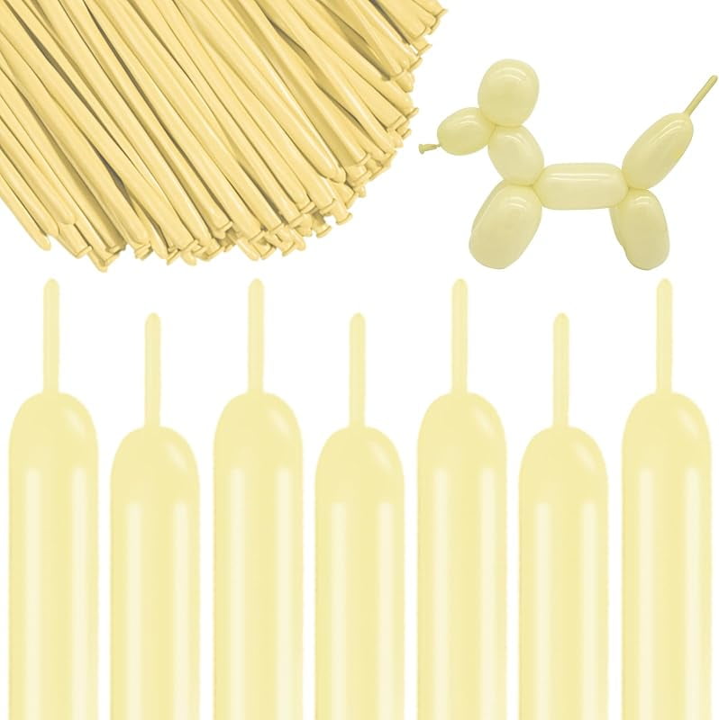 ASIYUHY 260 long balloons 100 Pack Twisting Animal Balloons Assorted ...