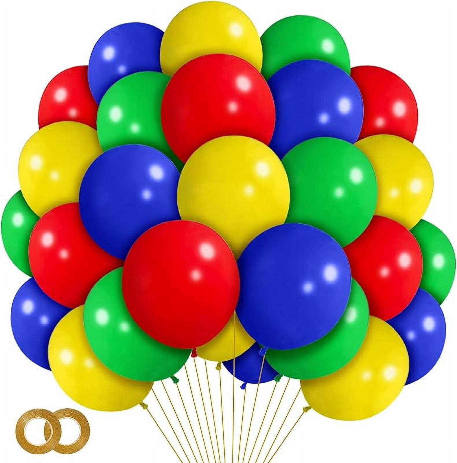 ASIYUHY White Balloons 100 Pack 12 Inch White Latex Party Balloons with ...