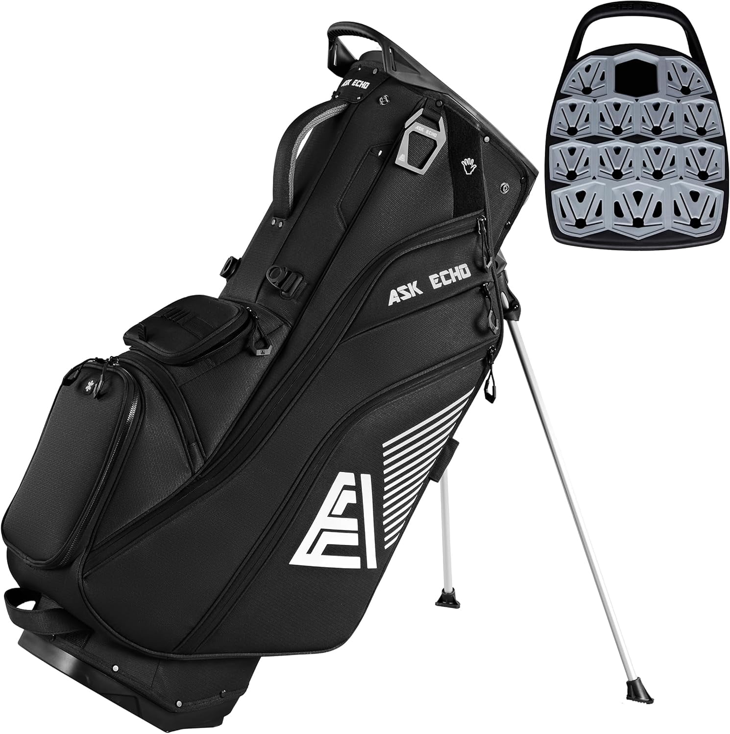 ASK ECHO 2025 ST- Lock Hybrid Mecha 14 Way Dividers Quiet Stand Bag ...