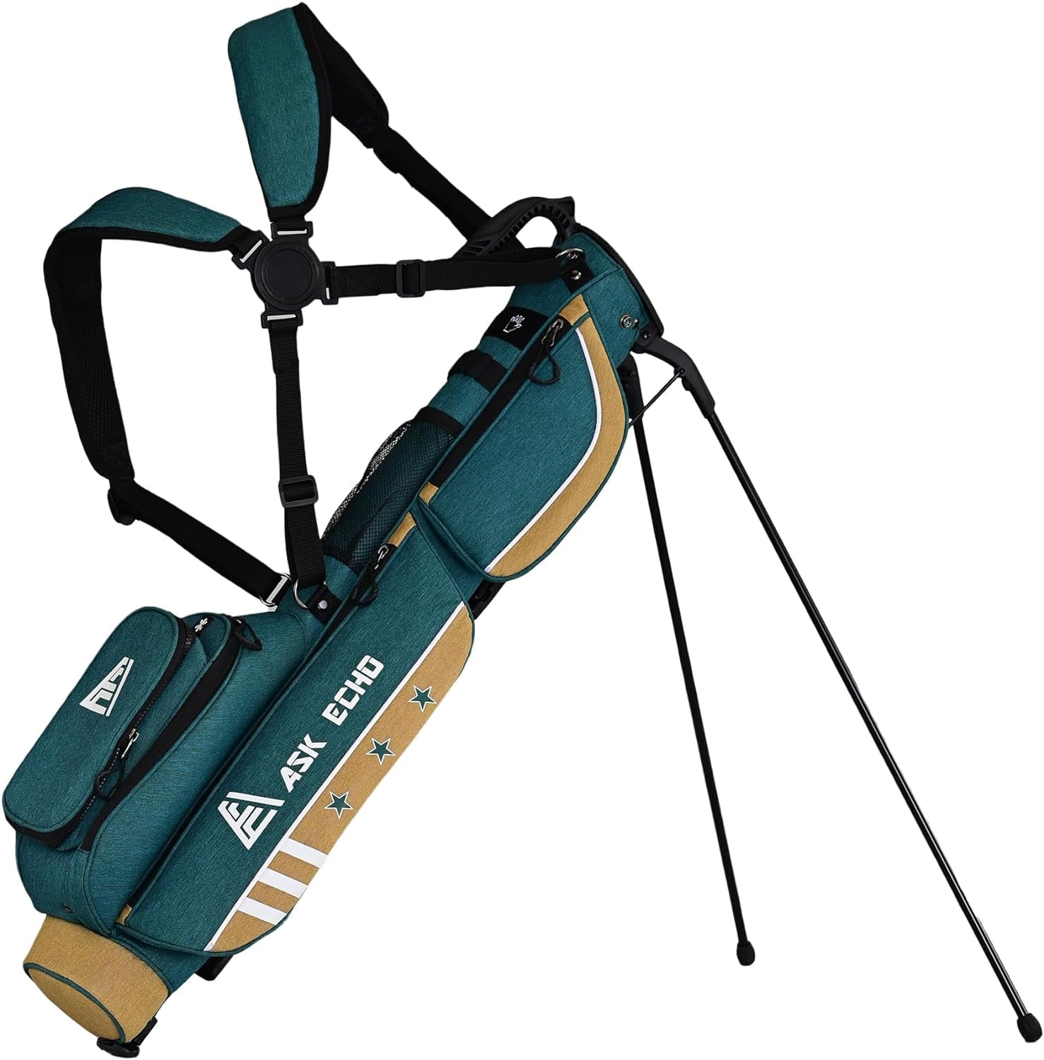 ASK ECHO Golf Stand Bag,Pitch n Putt Golf Lightweight Stand Carry Bag ...