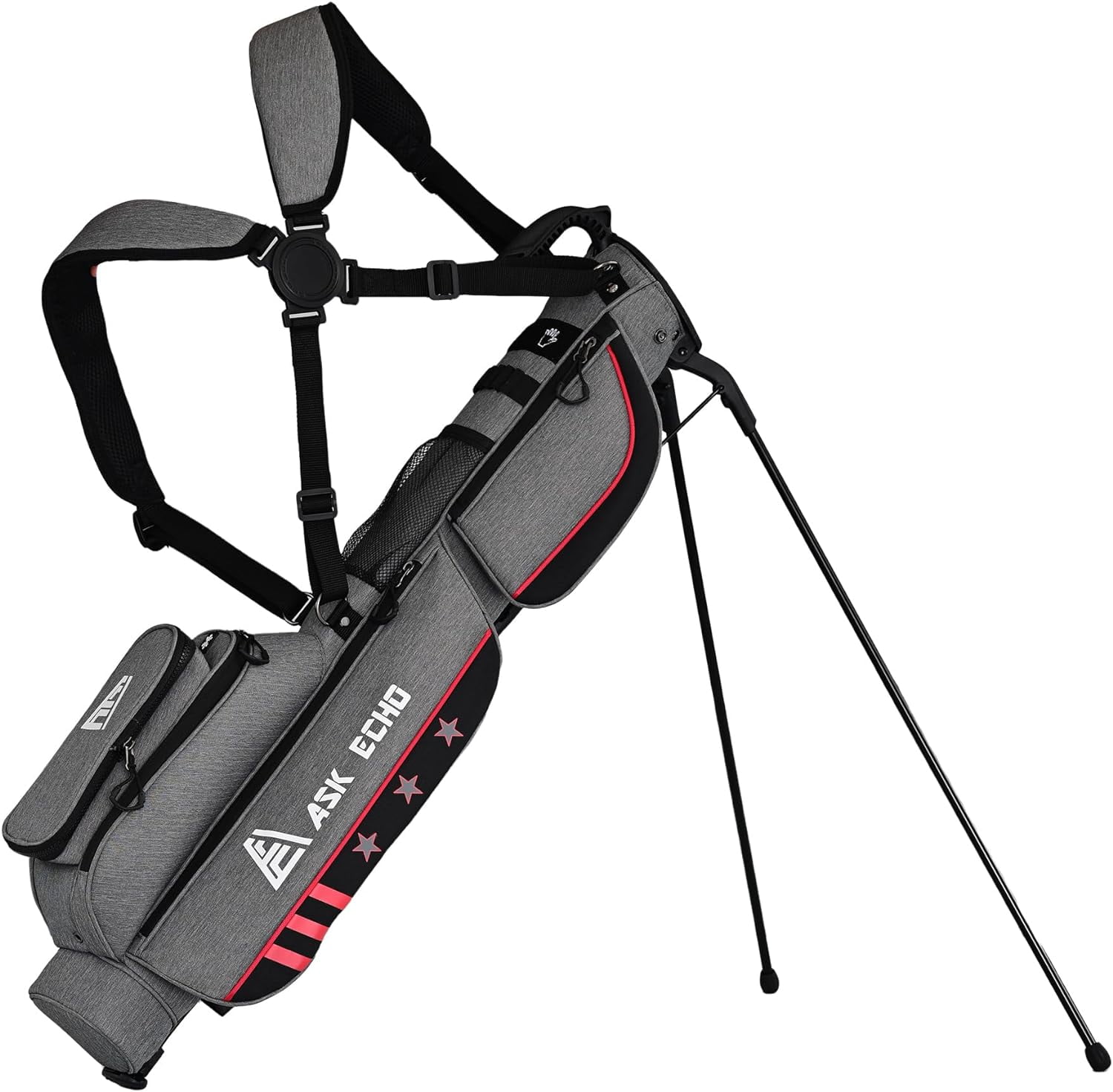 ASK ECHO Golf Stand Bag,Pitch n Putt Golf Lightweight Stand Carry Bag ...
