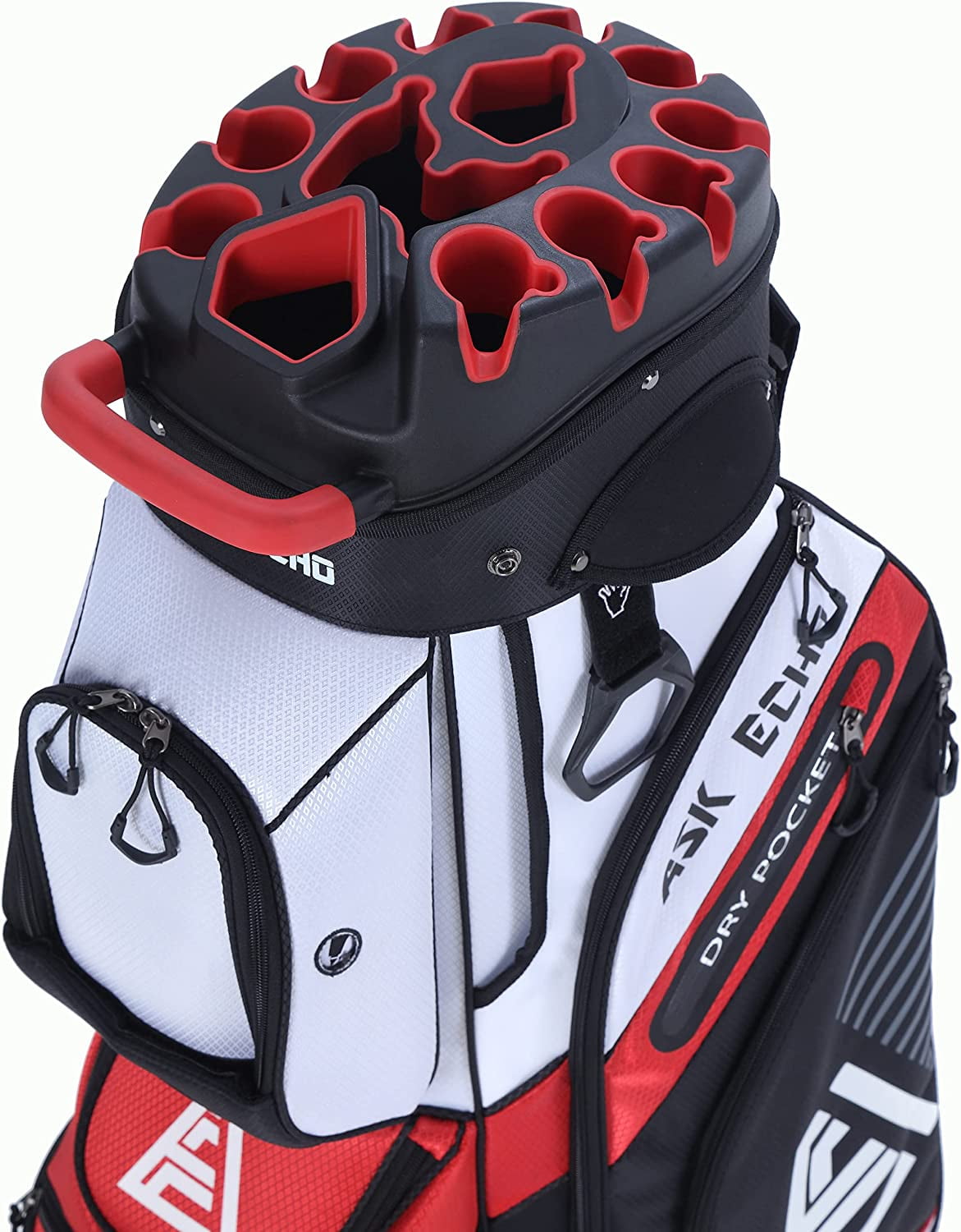 ASK ECHO T-Lock Golf Cart Bag with 14 Way Organizer Australia | Ubuy