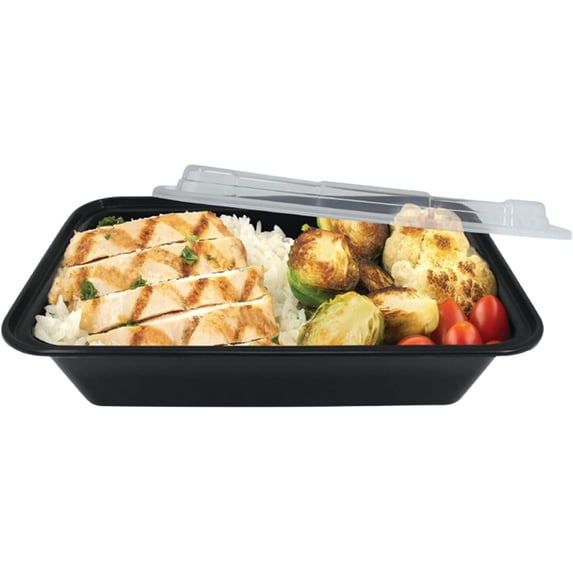 ASK WHOLESALE 24 oz Food Storage Containers With Lids, Meal Prep ...