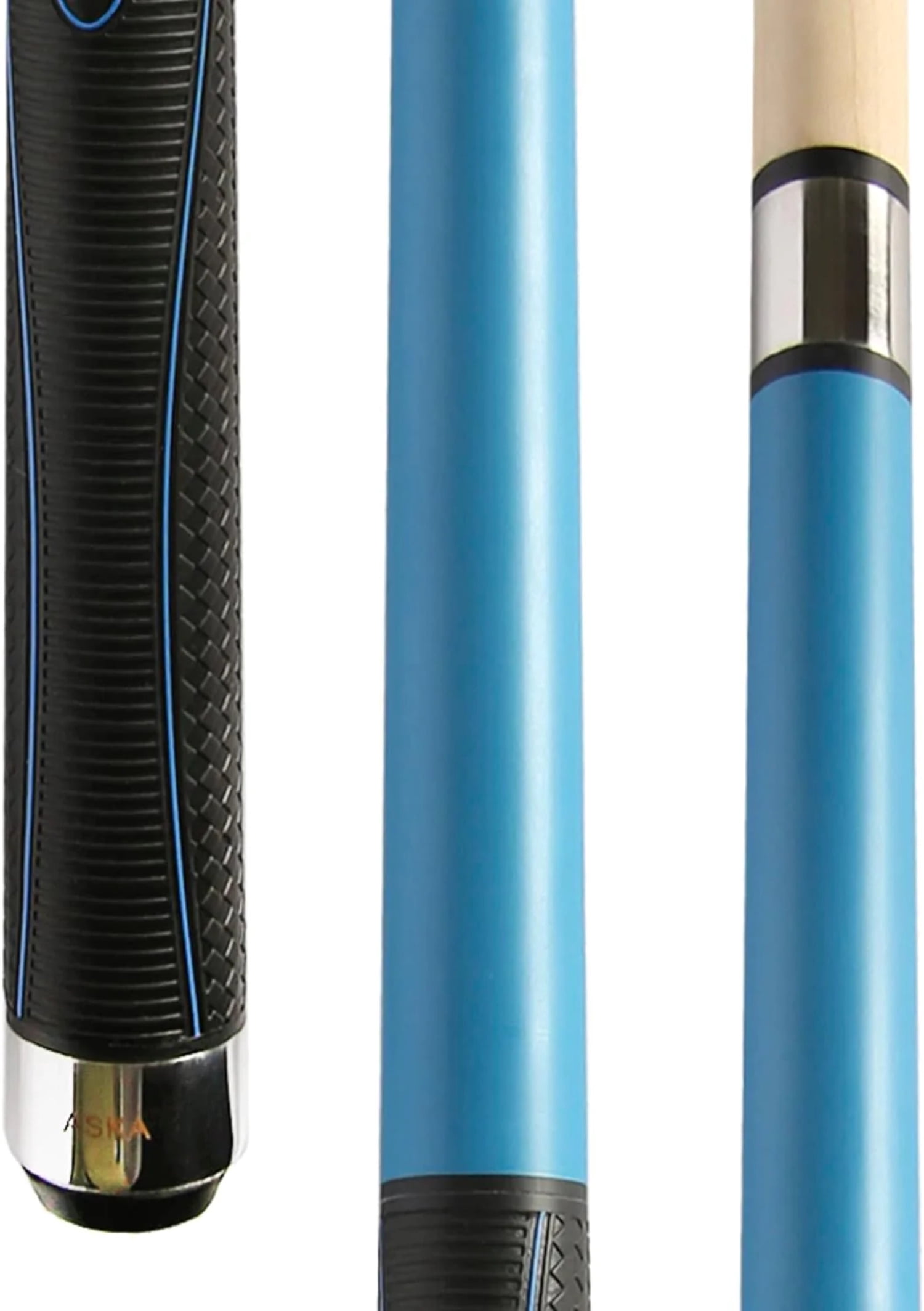 ASKA 28-Ounce Heavy Hitter Jump Break Cue Stick 3pc Cue Blue (JBCH28BSW ...