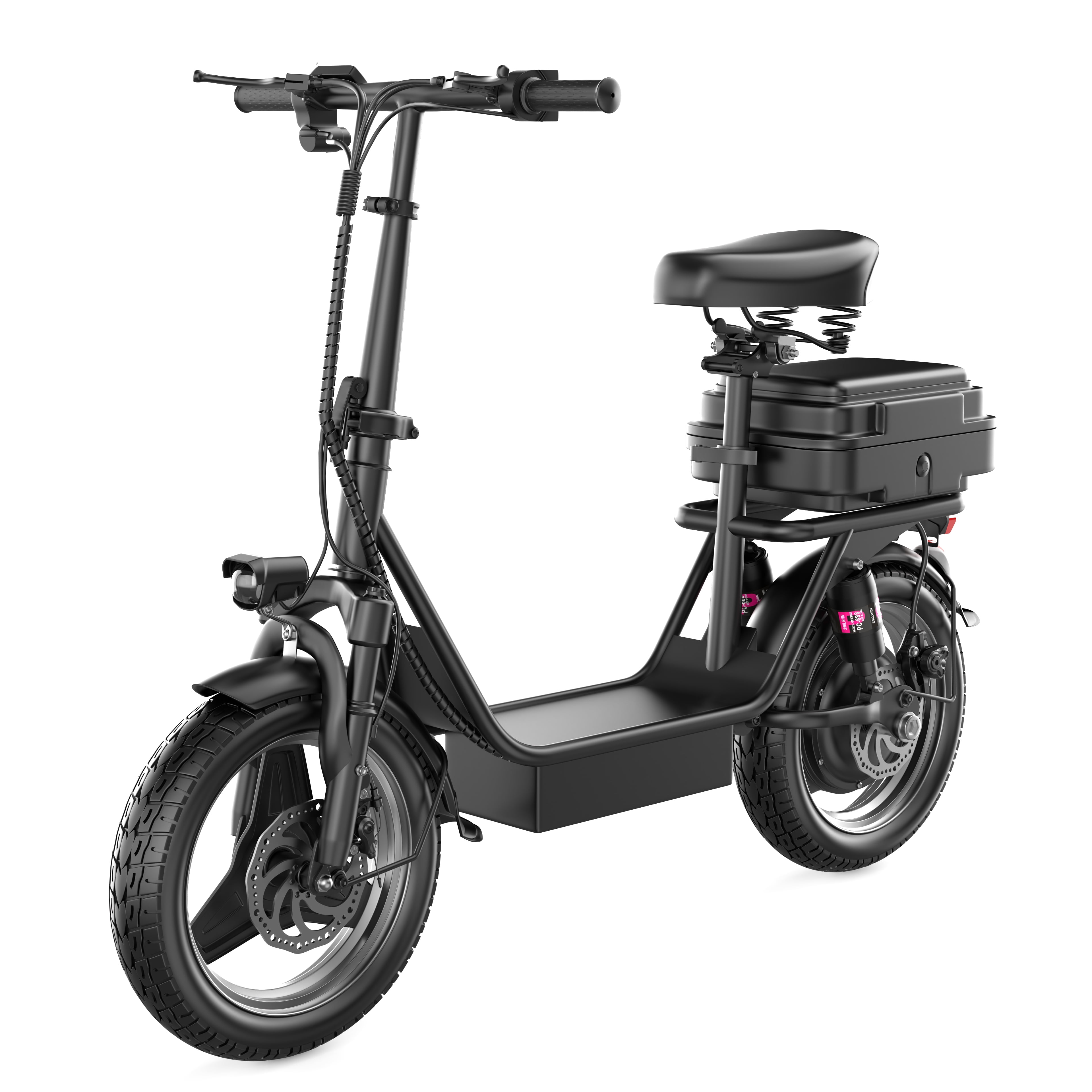 ASKGO Electric Scooter Adults, 14" Tires, 20MPH 25Miles Long Range ...