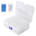 ASKITO 42 Grids Bead Storage Set, Transparent Storage Box, Portable ...