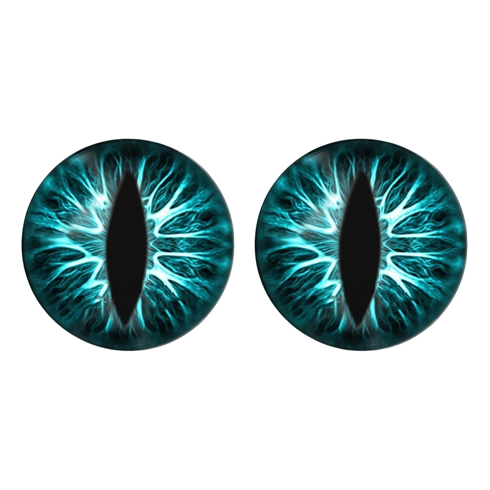 ASKMZ 1 Pair Car Headlight Decals Self Adhesive Waterproof Funny 3D ...