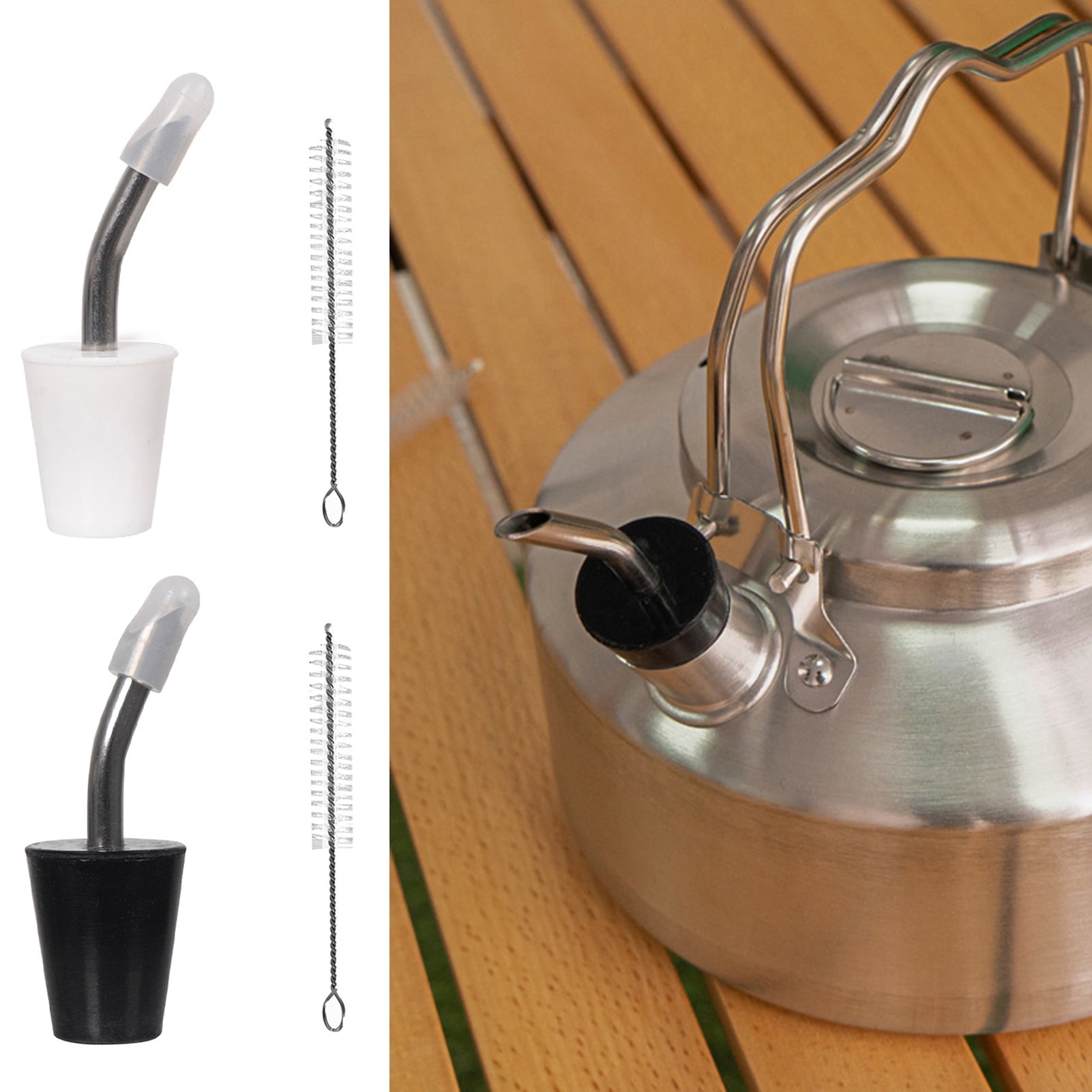 ASKMZ 1 Set Extension Spout Portable Silicone Teapot Pour Nozzle with ...