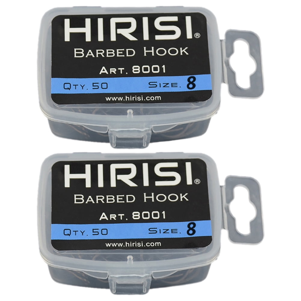 ASKMZ 100Pcs Iron Barbed Carp Fish Hooks Worm Bait Holder Accessory ...