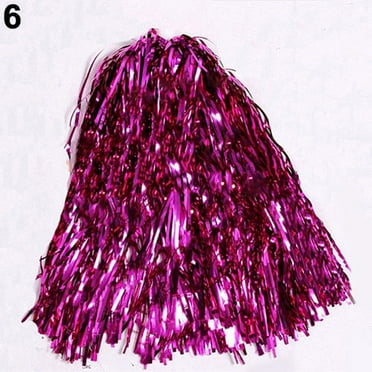 Big Clearance! 2 Pack Cheerleader Pom Poms Sports Dance Cheer Plastic ...