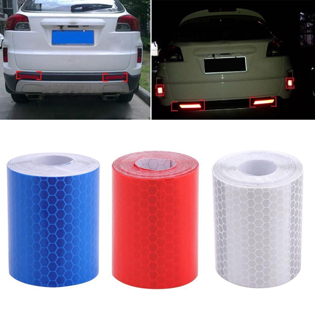 ASKMZ 1m x 5cm Reflective Safety Warning Conspicuity Tape Film Car Body ...