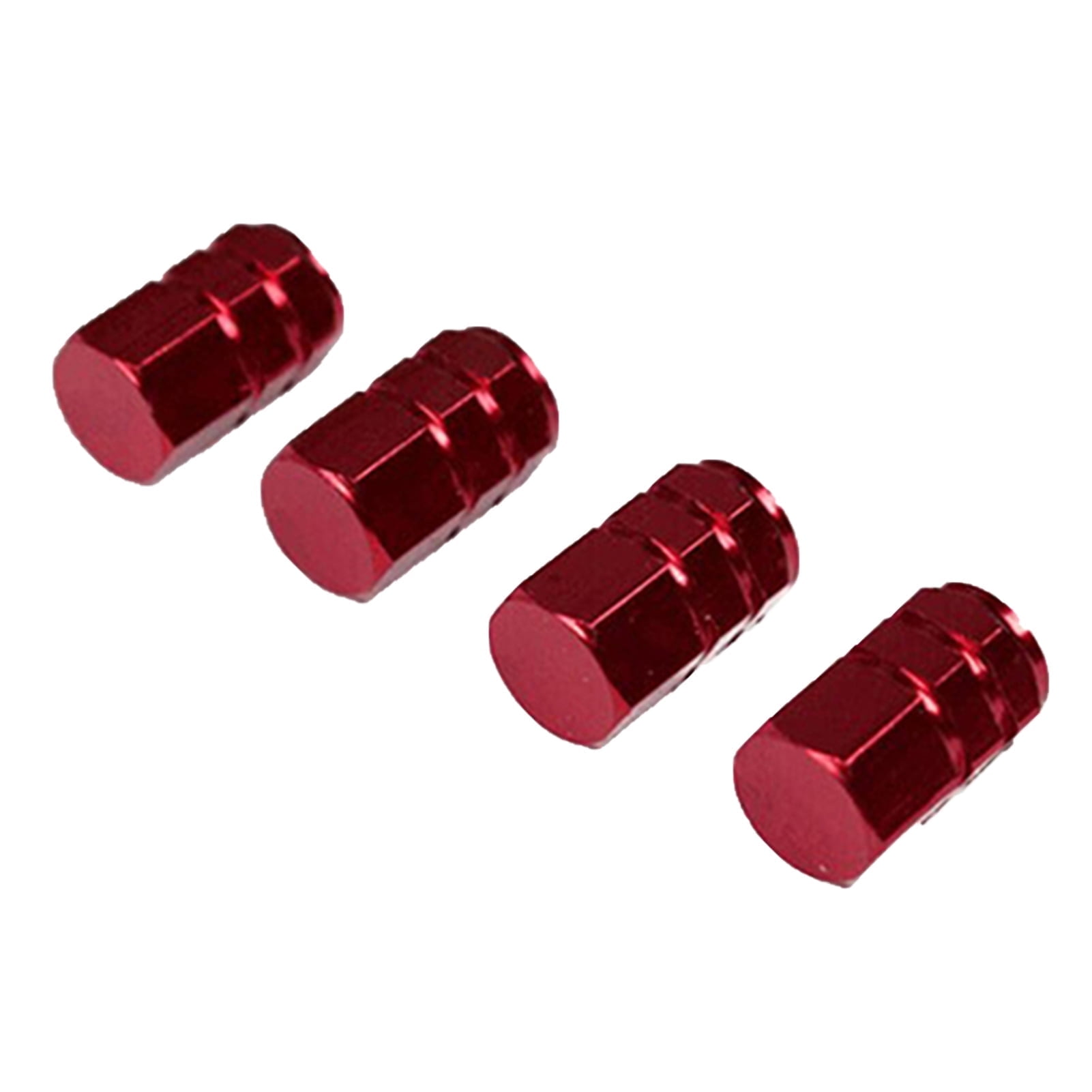 ASKMZ 4 Pcs Tire Caps Dustproof Anti-corrosion Aluminum Hexagonal Valve ...