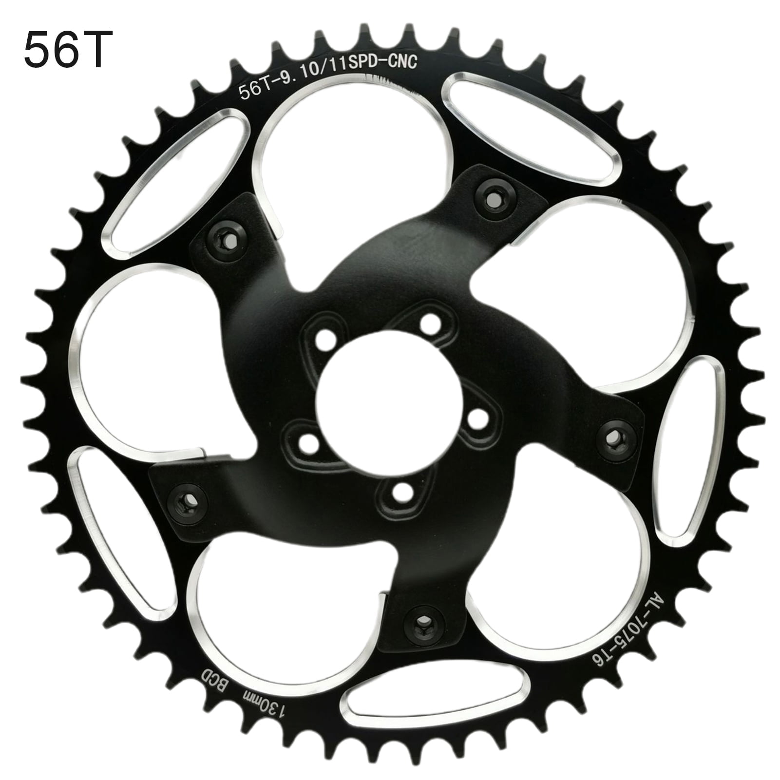 ASKMZ 50T/52T/54T/56T/58T/60T Chain Wheel Sprocket Crank for Bafang Motor BBSHD 130BCD - Walmart.com