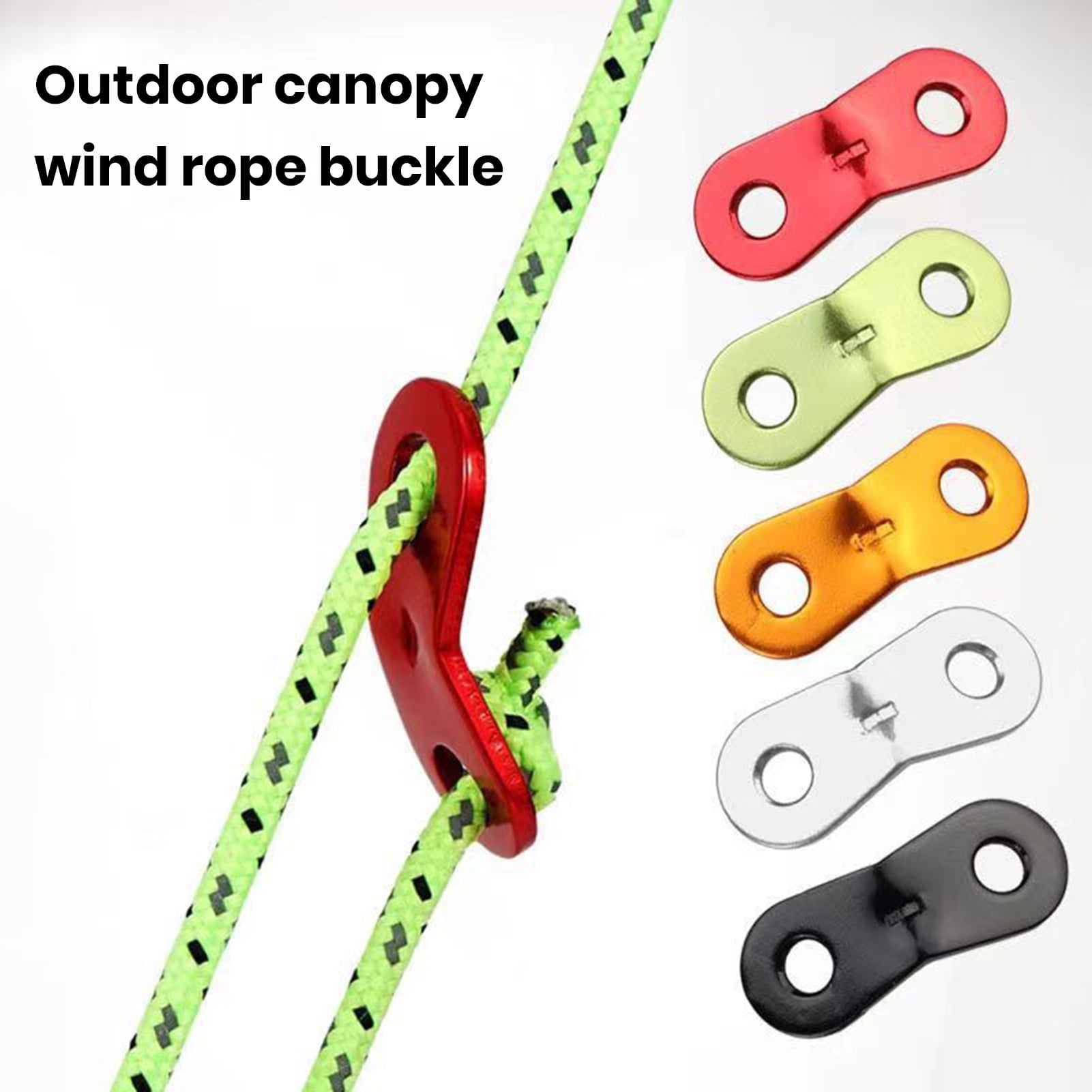 ASKMZ Adjustable Wind Rope Buckle 10Pcs Wind Rope Adjusters High ...