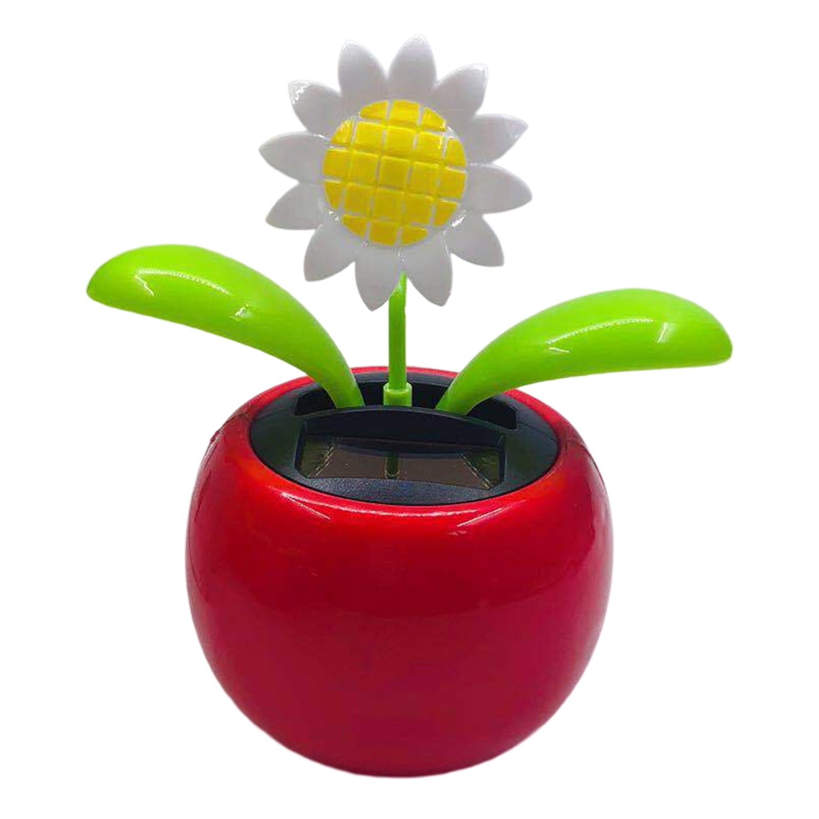 ASKMZ Car Swinging Toy Car Ornament Funny Solar Powered Cartoon Vibrant ...