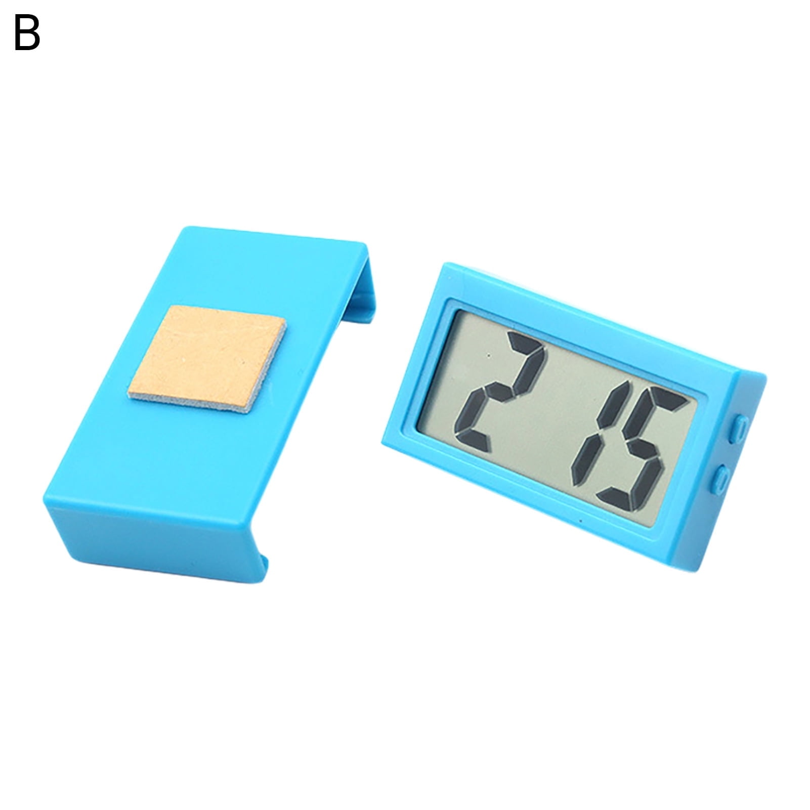 ASKMZ Electronic Clock Self-adhesive Mini LCD Display Large Screen ...