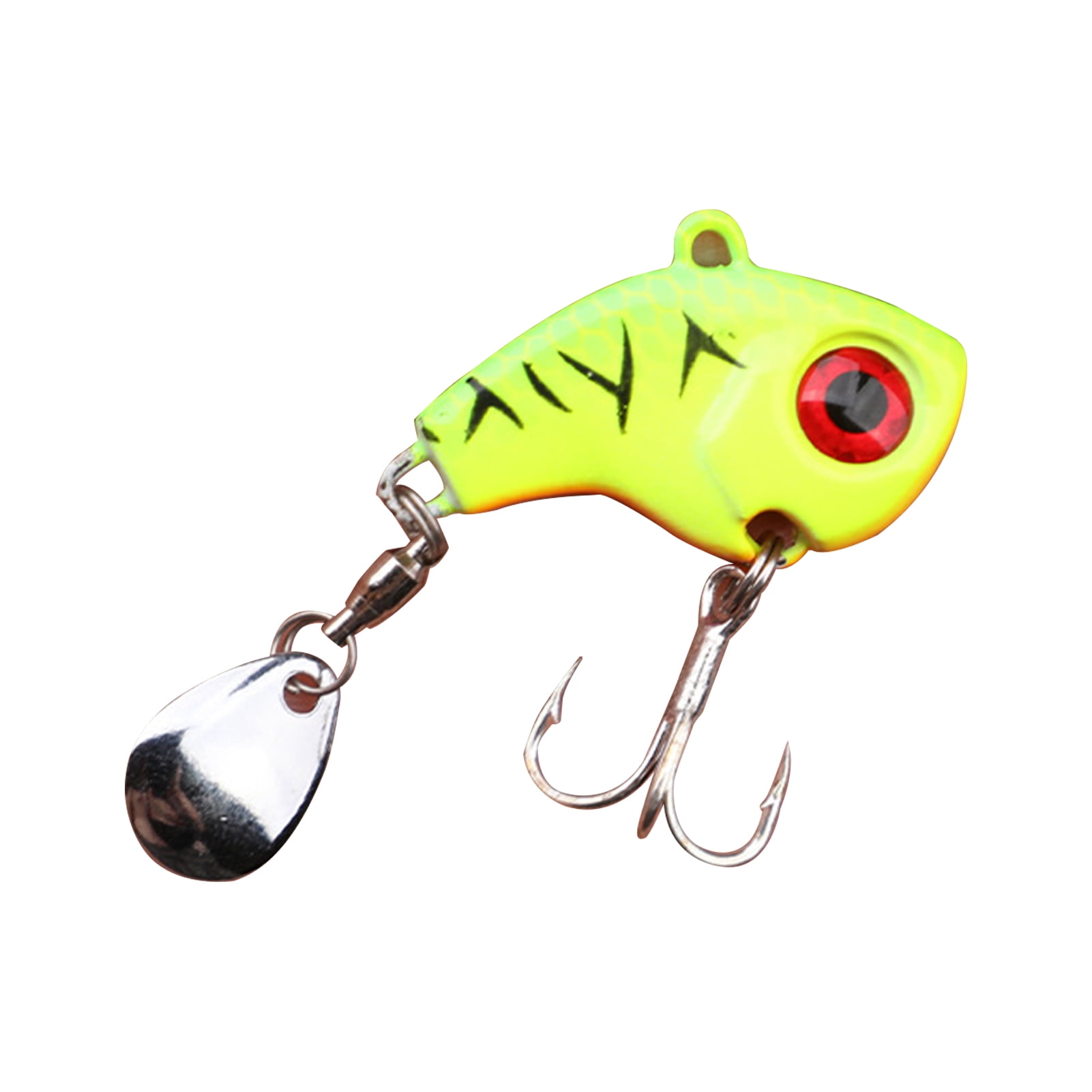 ASKMZ Fishing Bait Treble Hook 3D Simulation Fisheye Reflective Angling ...