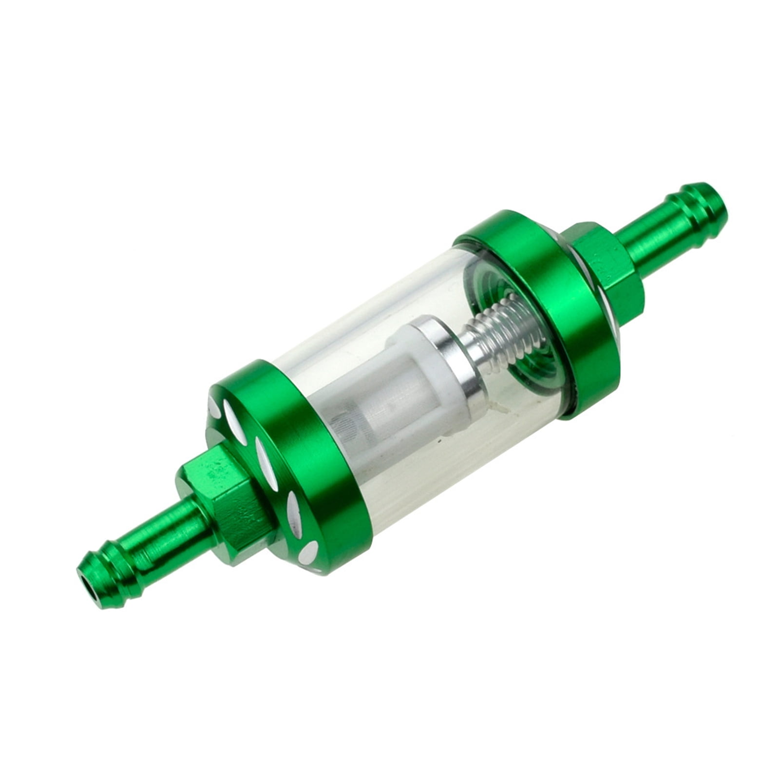 ASKMZ Gasoline Filter Detachable Rust-proof Aluminum Transparent Inline ...