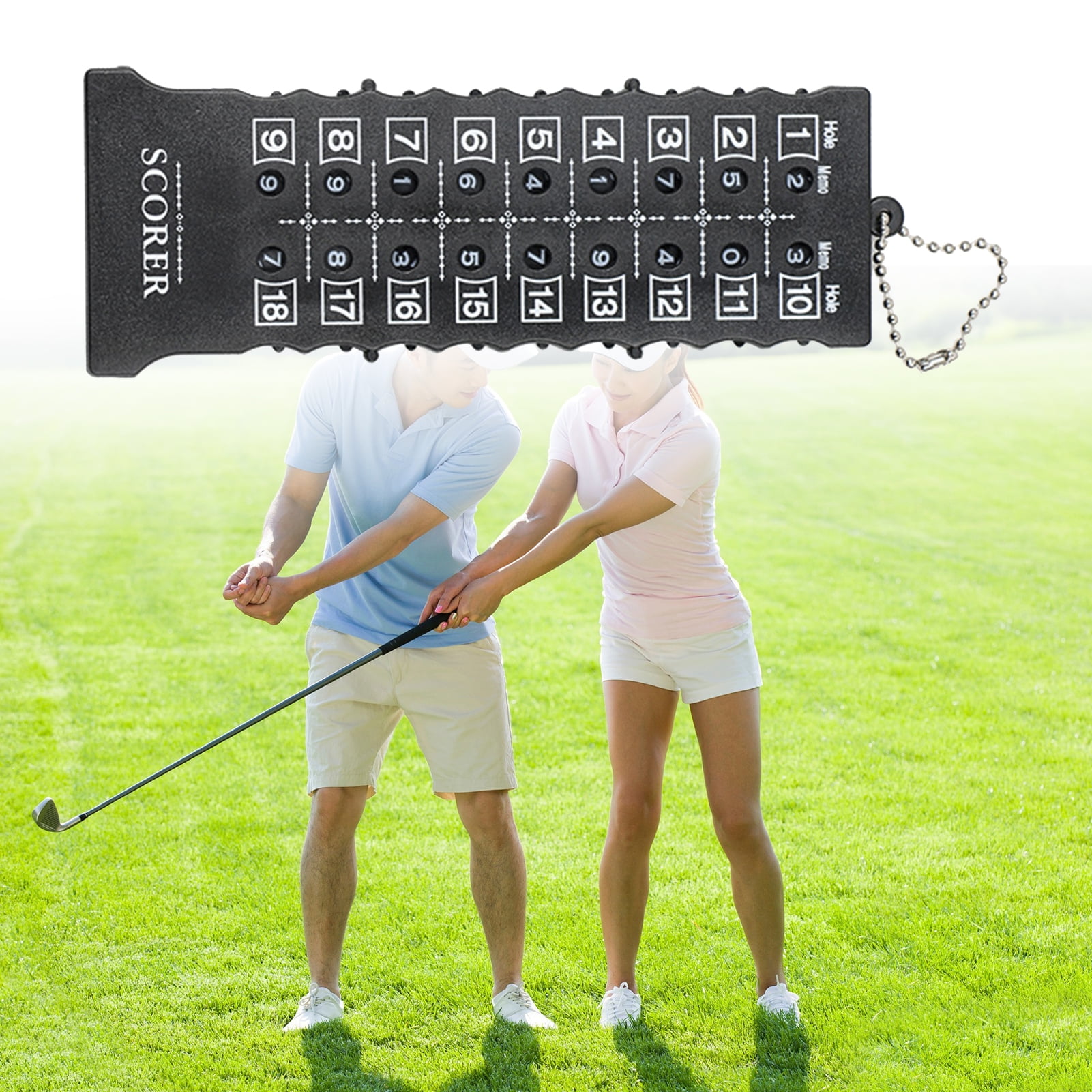 ASKMZ Golf Scoreboard Wear Resistant Convenient Golf Accessory 18 Hole ...