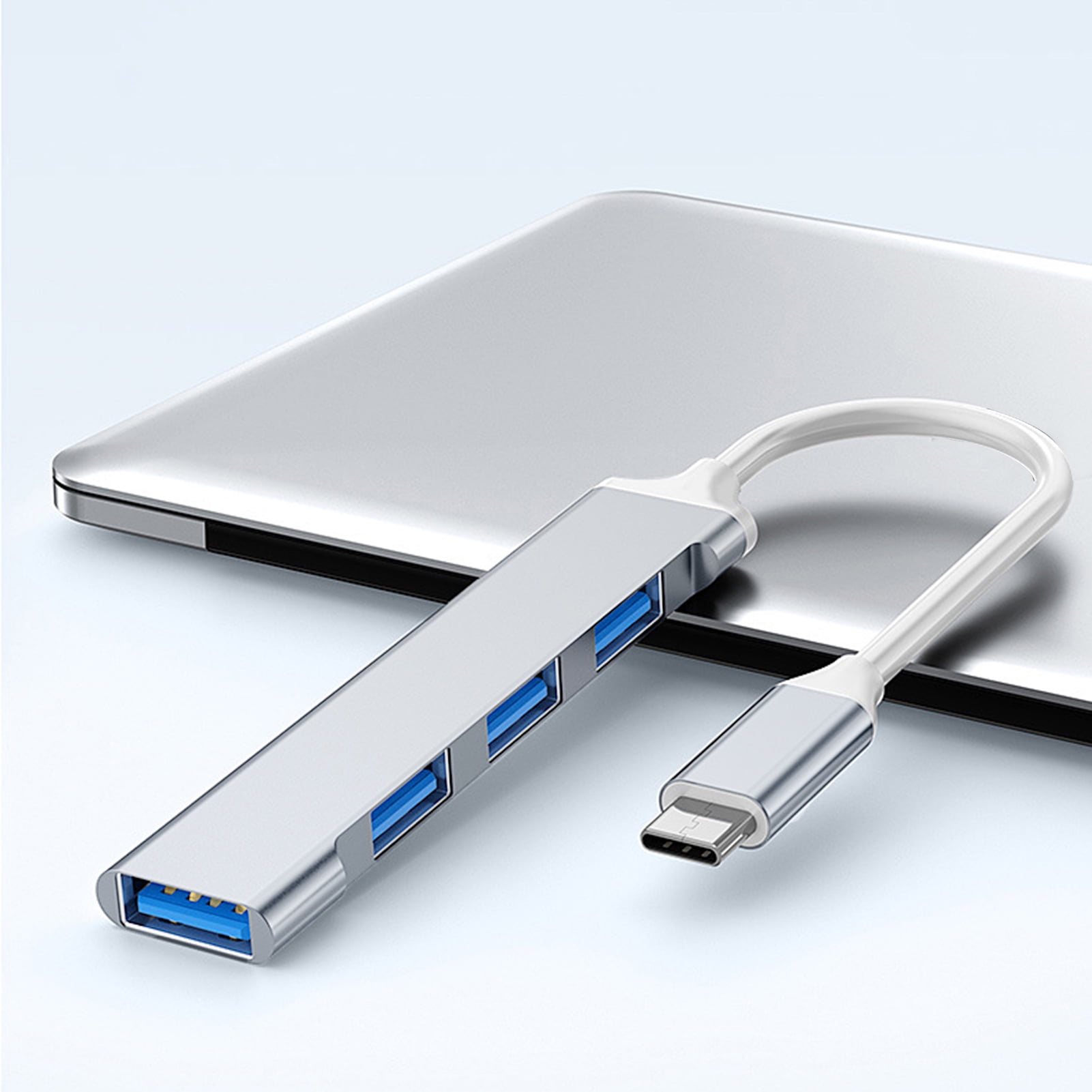ASKMZ High Speed Drive-free USB Docking Station Portable 4 Port USB3.0 ...