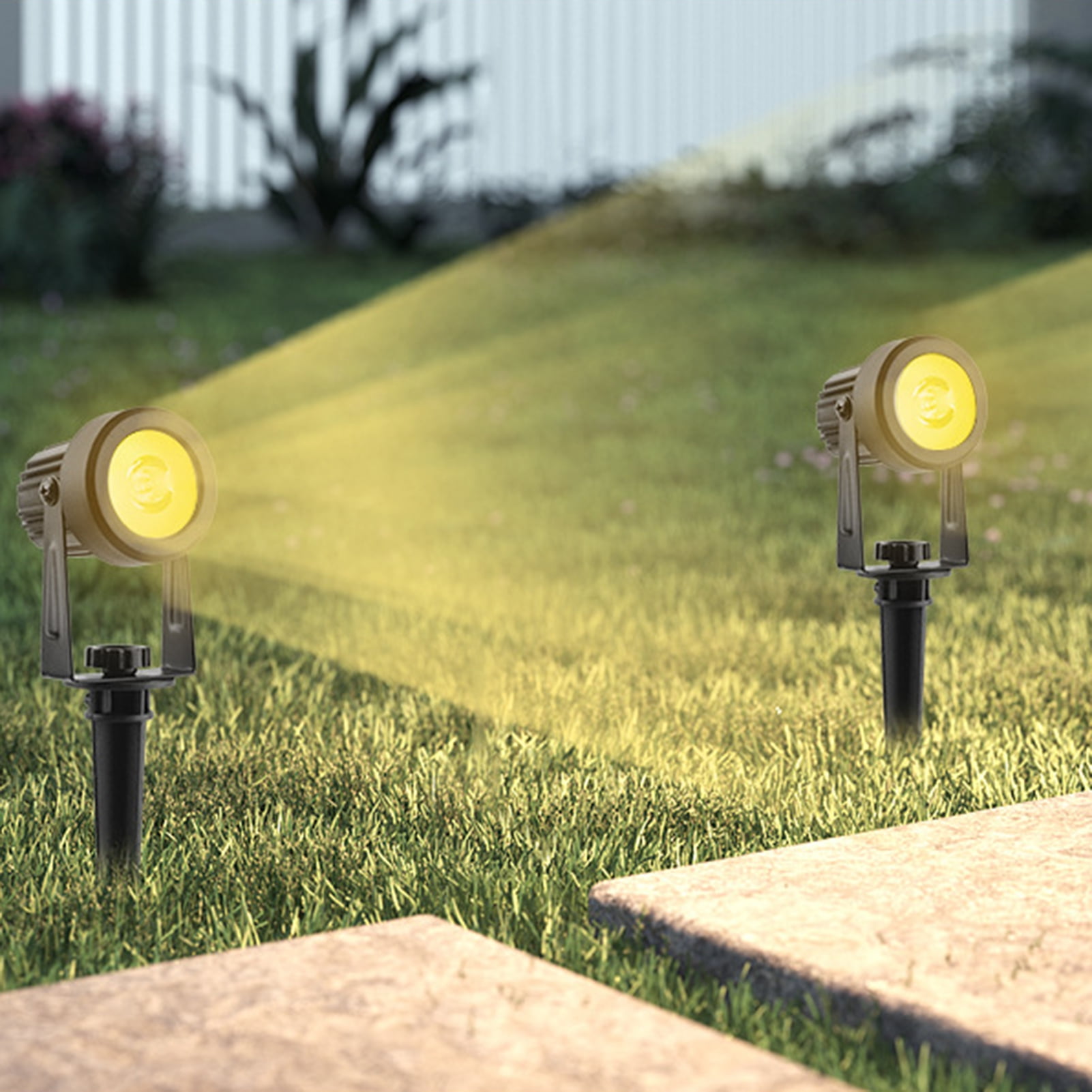 ASKMZ High Temperature Resistant Outdoor Solar Spot Light with Stake ...