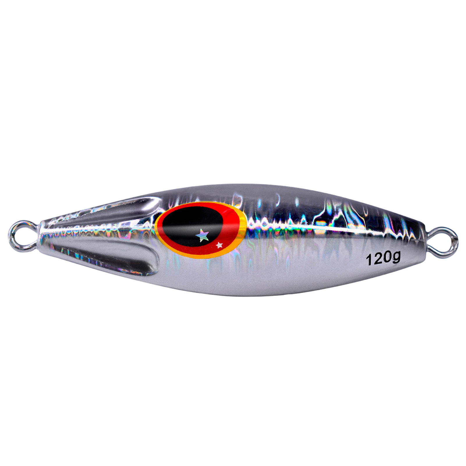 ASKMZ Luminous Slow Jigging Fishing Lure, 120g Long Casting Metal Jig, Realistic Design Seawater ...