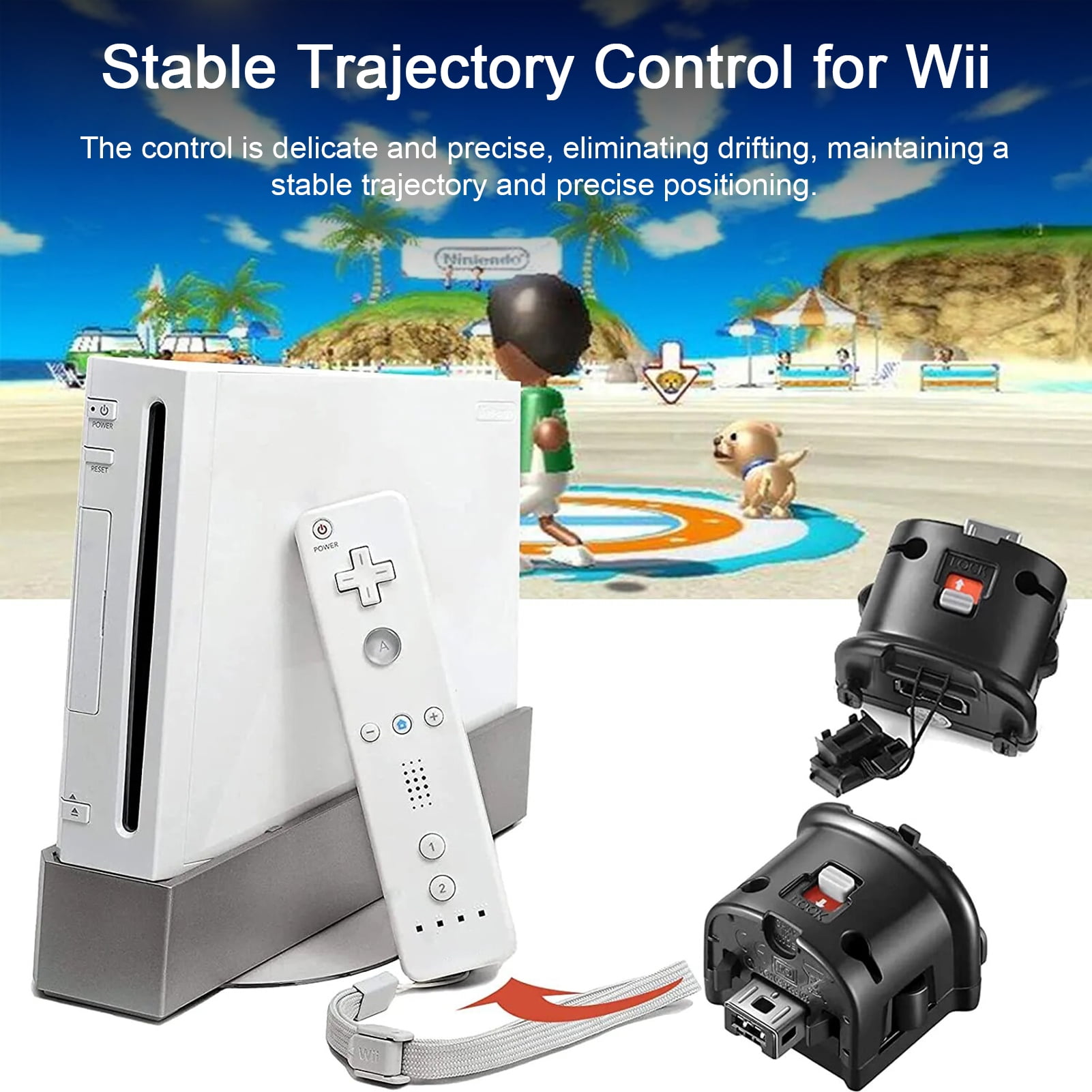 ASKMZ Motion Plus Adapter Enhance Game Control Stable Accurate ...