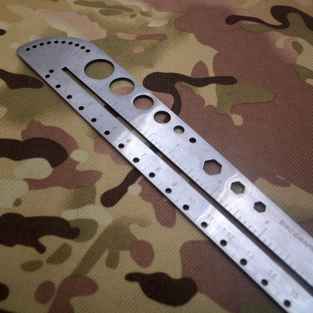 ASKMZ Multifunctional Stainless Steel Angle Protractor Ruler Degree ...