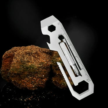 Stainless Steel Keychain Multitool 12 in 1 Folding Multi Function Tool ...