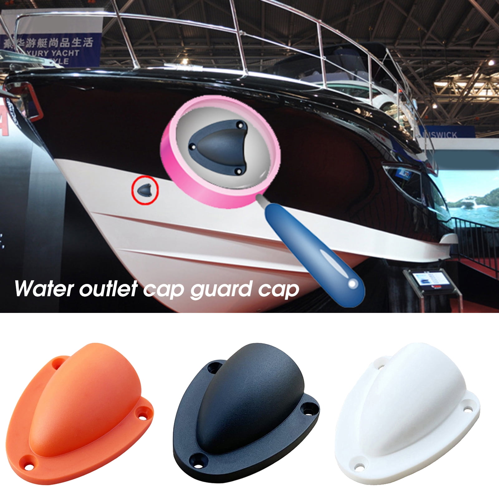 ASKMZ Nylon Boat Clamshell UV Resistant Multipurpose deformation Cable ...