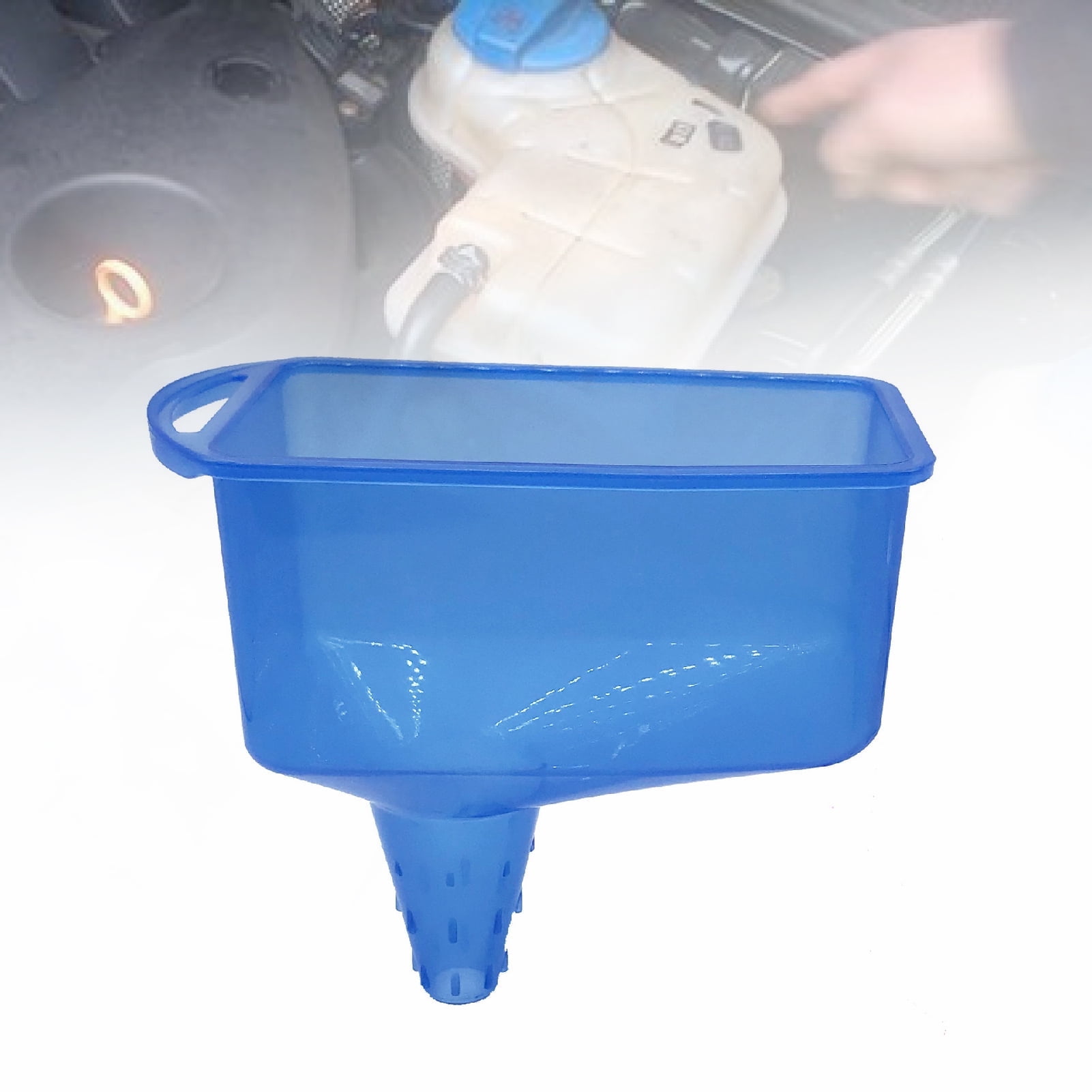 ASKMZ Oil Funnel Efficient Adding Oil Compact Small Size Blue Car ...