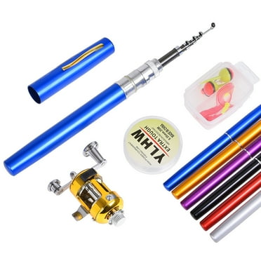 Ronco Portable Pocket Fishing Rod, Green, 6' Length - Walmart.com