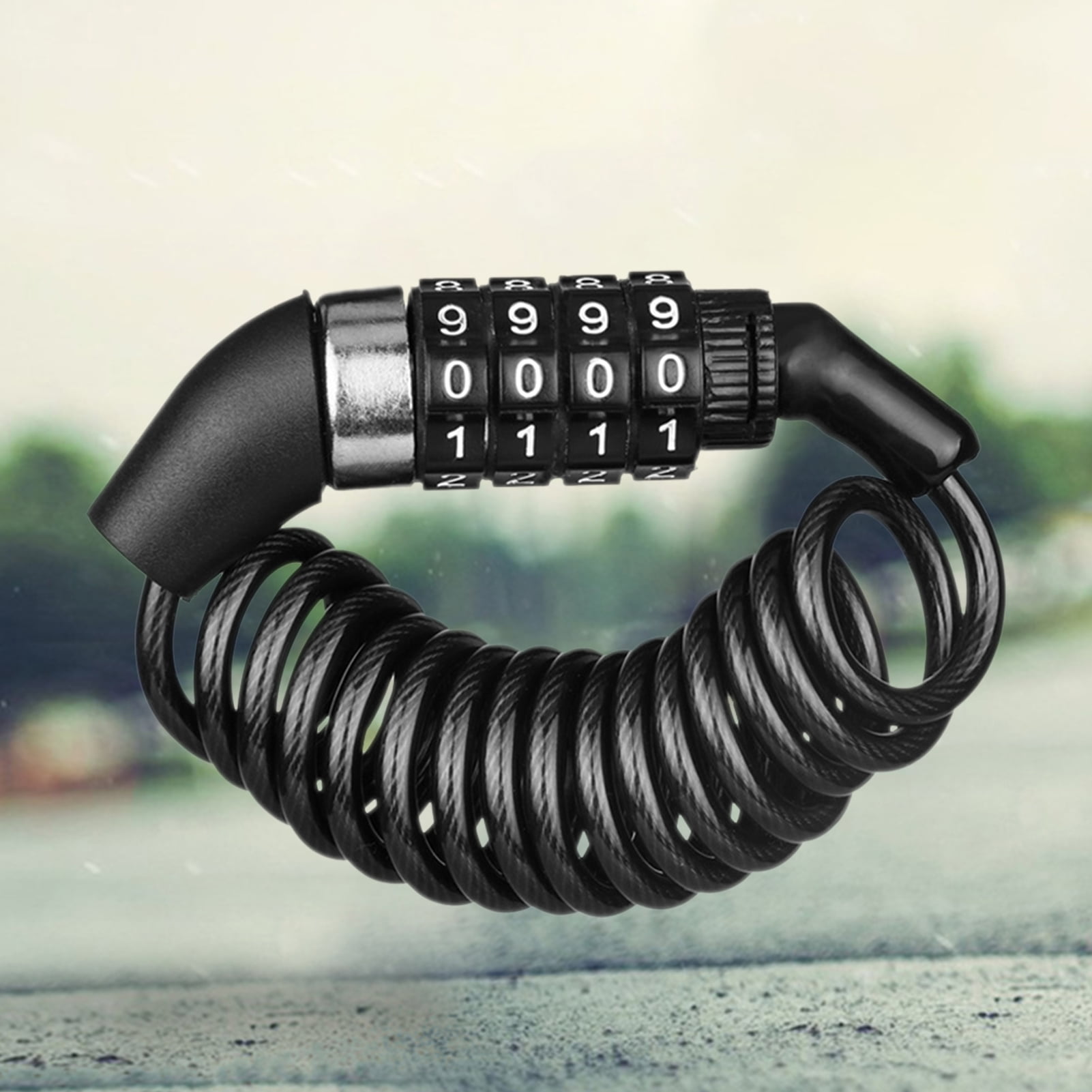 ASKMZ Password Bicycle Locks Rust-proof Corrosion Resistant Anti-saw ...